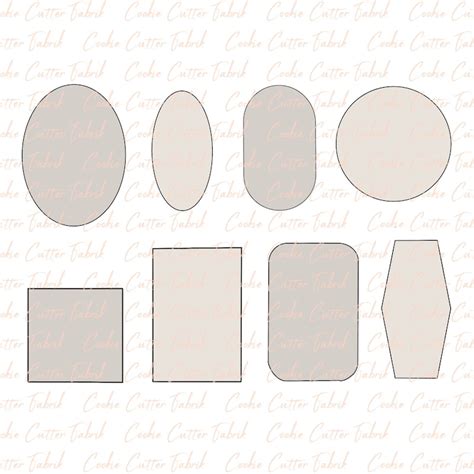 Geometric Shape Cookie Cutters Etsy