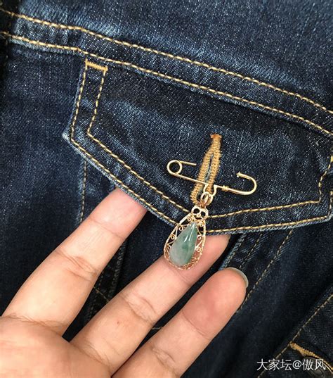 以前迷胸针，现在觉得有个别针万物都可挂翡翠珠宝大家坛