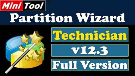 โปรแกรมจัดการพาร์ติขั่นยอดนิยม Minitool Partition Wizard Technician 12 3 มีวีดีโอสอนการติดตั้ง
