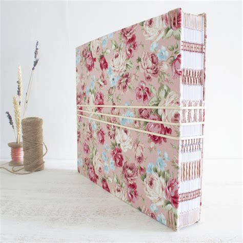 Dsc0040 Floral Wedding Photo Album By Dani Fox Dani Fox Hand Bound
