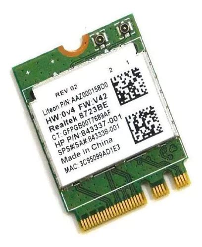 Wifi Inalámbrico Realtek Rtl8723be 802 11 Bt Ngff Hp 843337 001 Mercadolibre