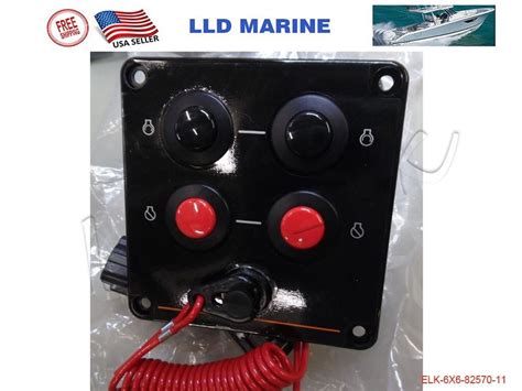 Command Link Switch Panel Twin Engine Yamaha Outboard 6x6 82570 10 6x6