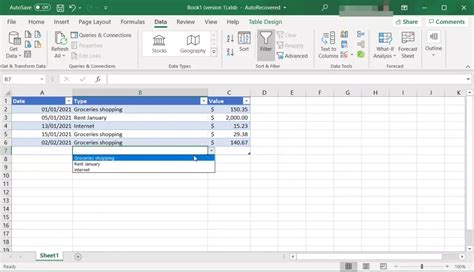 Excel Use Table As Data Validation List Drop Down