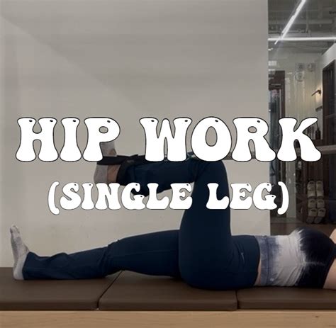 필라테스 동작 변형variation 캐딜락 스트랩 고관절 운동을 리포머에서 Hip Work 네이버 블로그