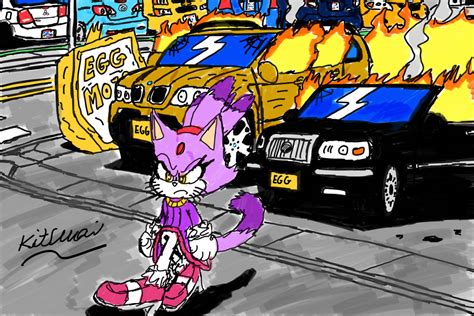 Random Movie Blaze The Cat Artwork By Kitsuoi On Deviantart