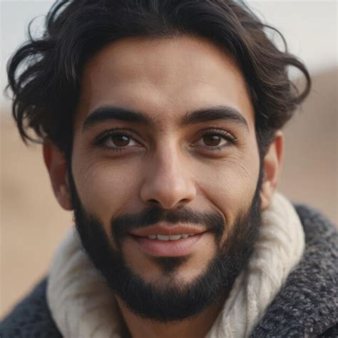 Photo Of A Middle Eastern Man Smiling Premium Ai Generated Image