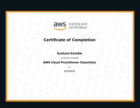 Sushant Kamble On Linkedin Aws Cloudpractitioner Cloudcomputing Awscertified