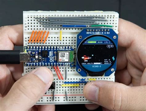 Arduino Nano Esp32 Handheld Console With Round Color Display Geeky