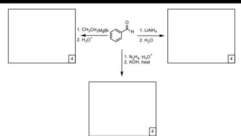 Solved 1 Ch Ch2mgbr 2 H30 1 Liaih 2 H20 1 Nh4 H7o