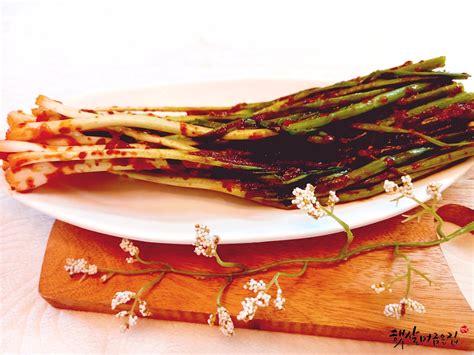 백종원 쪽파김치 맛있게 담그는법 제철 실파김치양념 밑반찬요리
