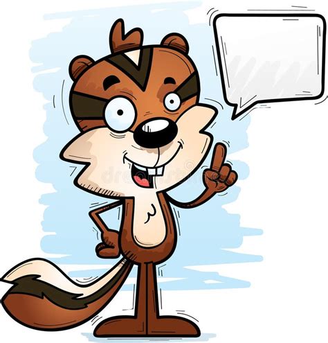 Cartoon Male Chipmunk Talking Stock Vector Illustration Of Clipart Cartoon 116184542