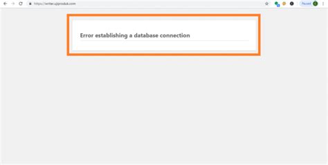 Tips Mengatasi Error Establishing A Database Connection