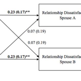 Graphical Presentation Of The APIM With Standardized Parameter Download Scientific Diagram