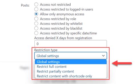 Cm Site Access Restriction Types Of Content Restriction Content Restriction Plugin For Wordpress
