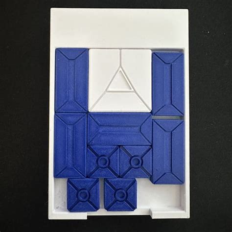 stl file klotski puzzle game 🧩 ・3d printer design to download・cults