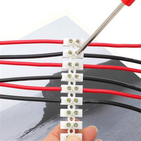 Snapklik Com Terminal Block Set 7 Pieces 12 Position Dual Row Terminal Strip Electrical