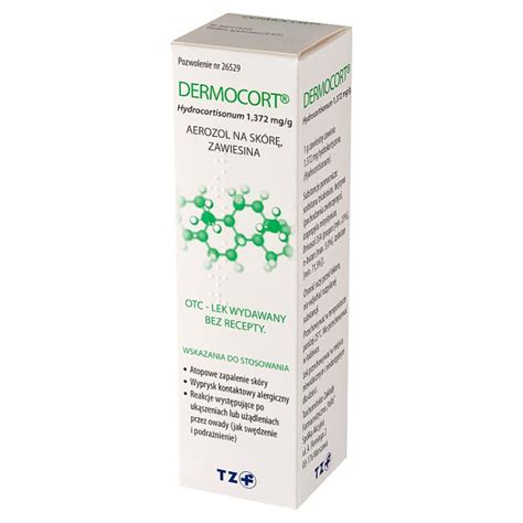 Dermocort 1372 Mgg Aerozol Na Skórę3825 G Medicarepl