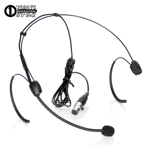 전문 미니 Xlr 4 핀 Ta4f 듀얼 귀고리 헤드셋 마이크 시스템 Shure 무선 벨트팩 송신기 Kcx1 Kcx4 Kcx88 Microphone System