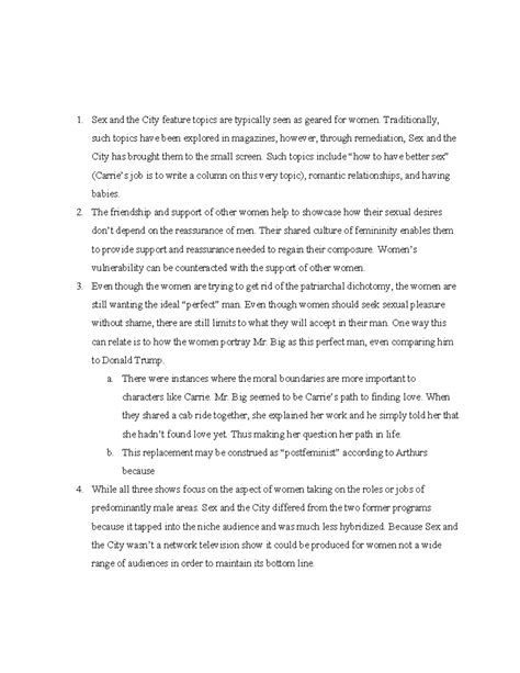 Group DQs Sex And The City Sex And The City Feature Topics Are Typically Seen As Geared For