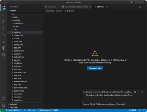 Support Permalinks In Unrendered Files · Issue 4468 · Microsoftvscode Pull Request Github · Github