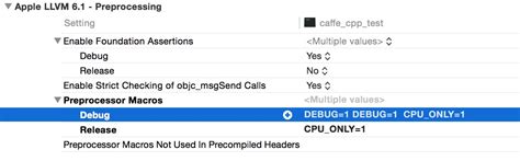 在 Xcode 中编译和调试 Caffe 的 C 程序 非 Caffe 源代码 Coldmooons Blog