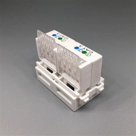 Module téléphonique CAT3 RJ11 à double connecteur Grandado