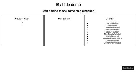 Context Demo Codesandbox Context Demo Codesandbox