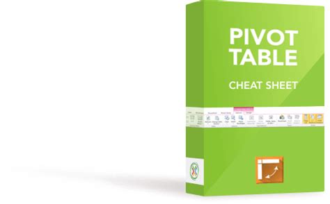 Pivot Table Cheat Sheet Excel Workbook DOWNLOADS MyExcelOnline