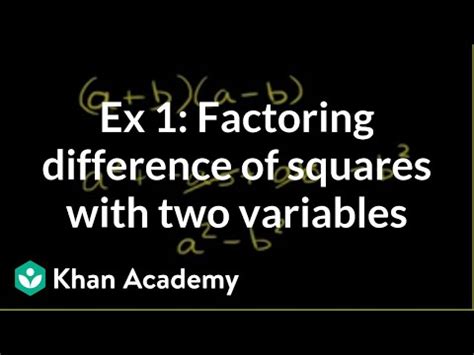 Difference Of Squares And Perfect Square Trinomials Beginning Algebra