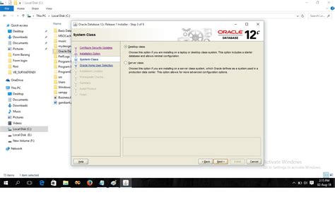 sistem arsitektur oracle tutorial instalasi database oracle