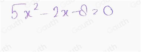 Solved 61 If α β Are The Roots Of The Equation 5x 2 X 2 0 Then Find The Equation With Roots