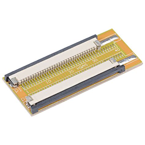 Uxcell 1 0mm Pitch 32 Pins To 32 Pin Extension Connector Adapter For Ffc Fpc Cable Extend Zip