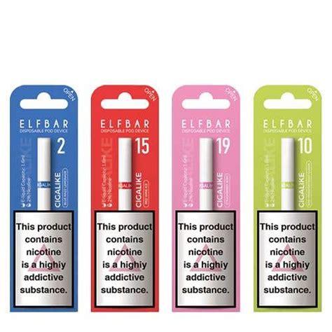 Elf Bar Cigalike Disposable 19 Flavours 3 For £9 99 Vape Uk