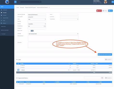 Create Invoice Xero Spotler Crm Support