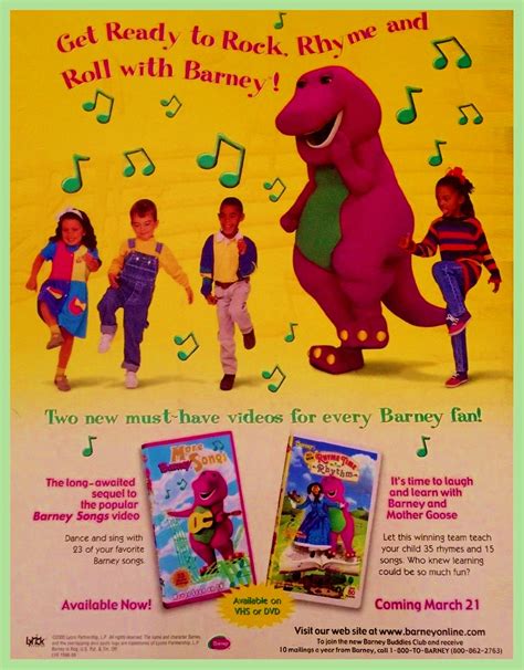 New Barney Videos Of 2000 Promo Ad By Bestbarneyfan On Deviantart