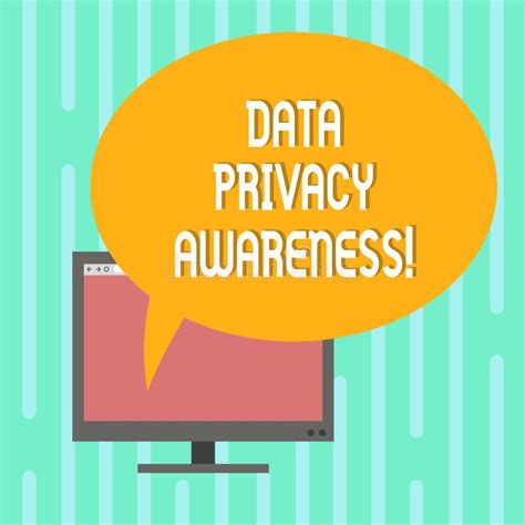 Word Writing Text Data Privacy Awareness Business Concept For Respecting Privacy And Protect