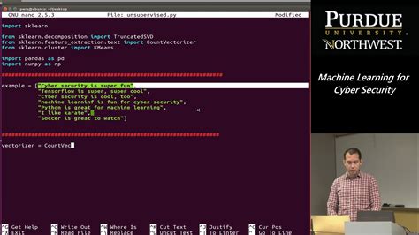 Machine Learning For Cyber Security Clustering Youtube