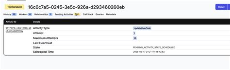 temporal randomly some of the activities task are getting stuck forever state pending activity