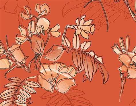 Flora Pattern Design On Behance