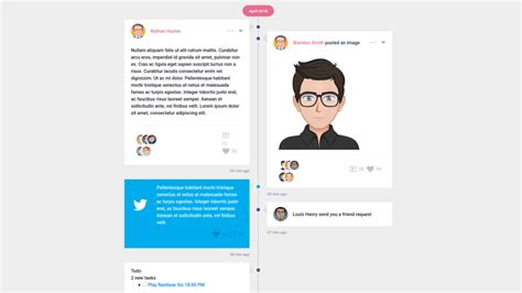 Bootstrap 4 Timeline Widget