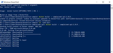 Net Core Uygulamasını Dockerize Etme