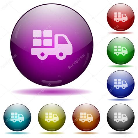 Transport Glass Sphere Buttons Stock Vector Image By ©renegadehomie 122557178