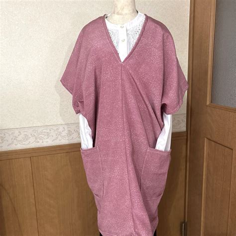着物リメイク 絹チュニック メルカリ