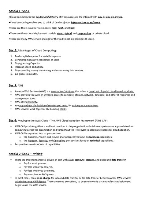Midterm Modul 1 Sec •cloud Computing Is The On Demand Delivery Of It Resources Via The