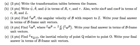 Solved Points Kinematics Of A Disk On A Shaft In D Chegg Com