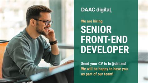 daac system integrator on linkedin daacdigital hr hiring seniorfrontenddeveloper