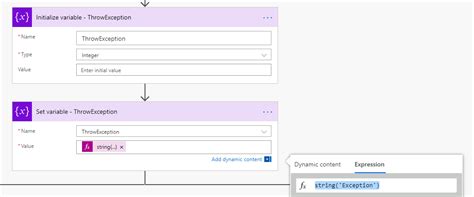 Try Catch How To Throw An Exception In Azure Logic Apps Stack Overflow