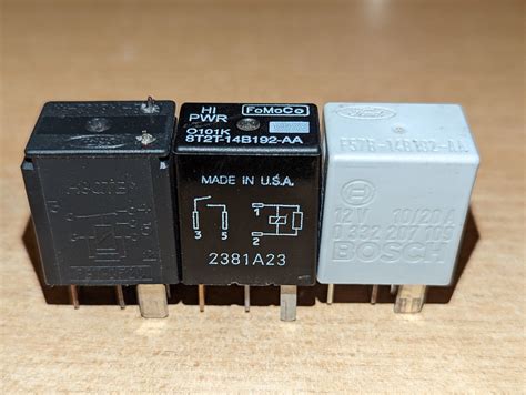 Ford Relay Part Comparison Ford Escape Automobiles Forum