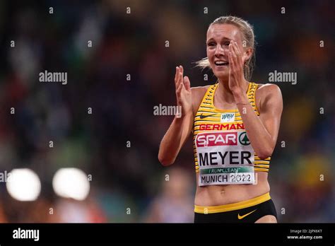 Munich Germany 20th Aug 2022 Athletics European Championships Olympic Stadium 300m