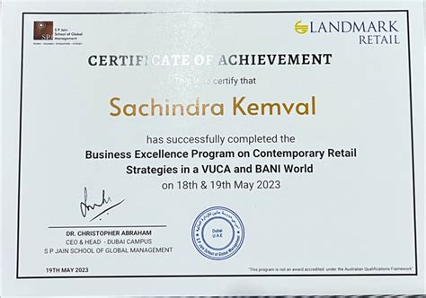 sachindra singh on linkedin feeling proud to get certificate after 2